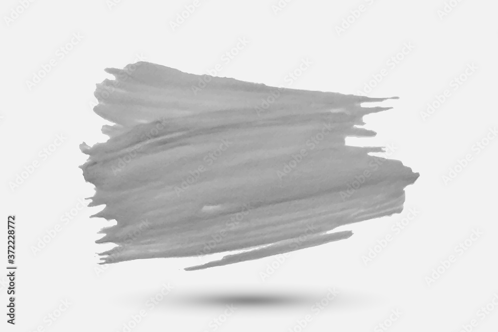 Brush strokes hand-painted. Grunge Brush texture. Logo Design Template ...