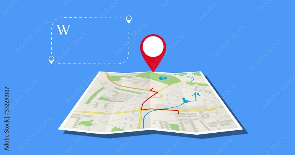 Moving concept. Changing address, new location on navigation map. With ...