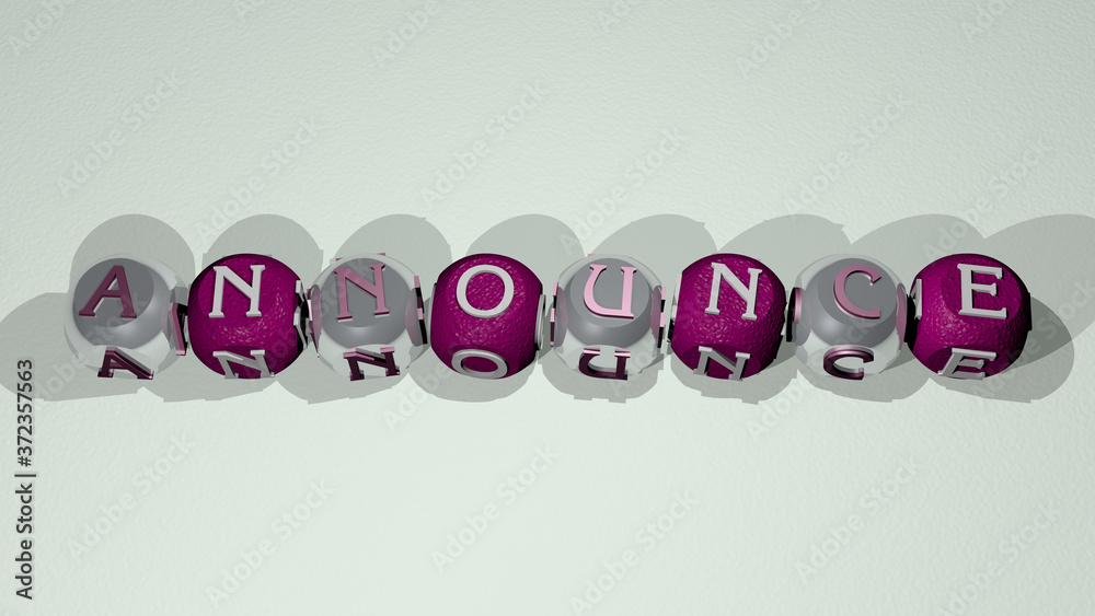 ANNOUNCE combined by dice letters and color crossing for the related ...