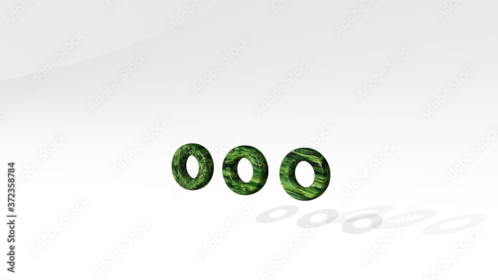navigation menu horizontal 3D icon standing on the floor, 3D ...