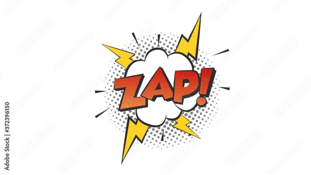 Set Comic speach bubble with prase Boom, Bang, Oops, Pow, Zap ...