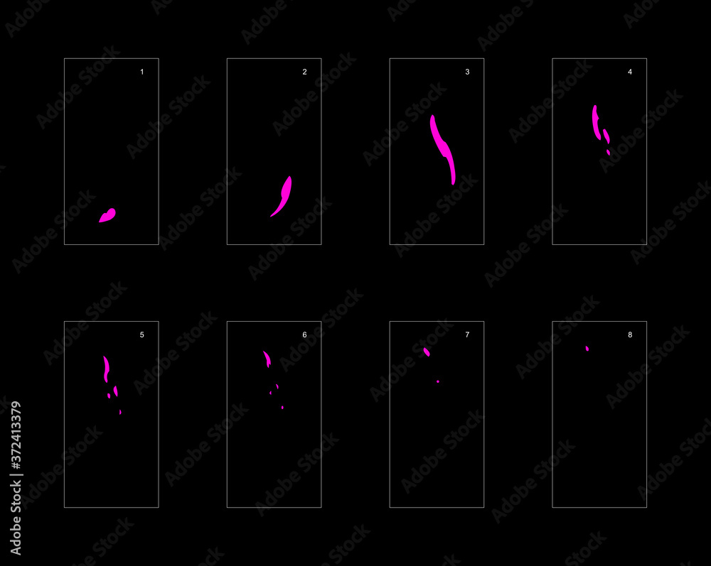 Smoke effect. poison smoke animation sprite sheet. classic poison smoke ...