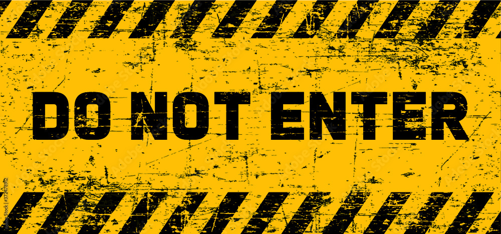 Under construction. Stop halt allowed Do not enter danger warning sign ...