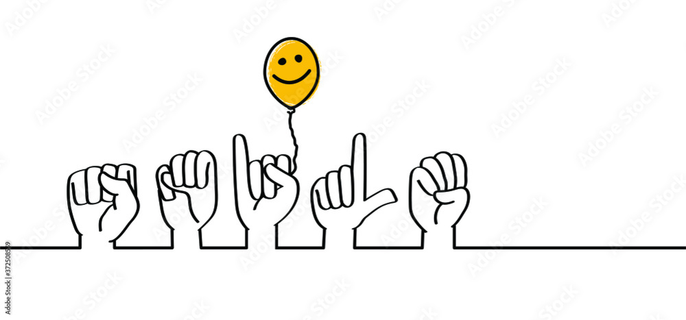 Hand spelling. Deaf sign language signs SMILE Fingerspelling alphabet ...