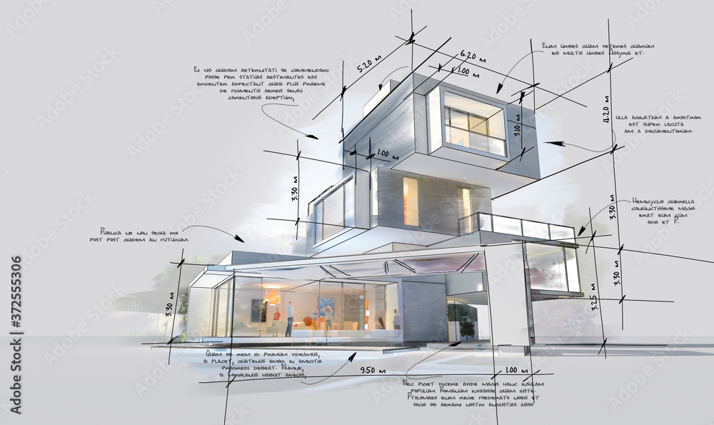 Architecture design development phases Stock Illustration | Adobe Stock