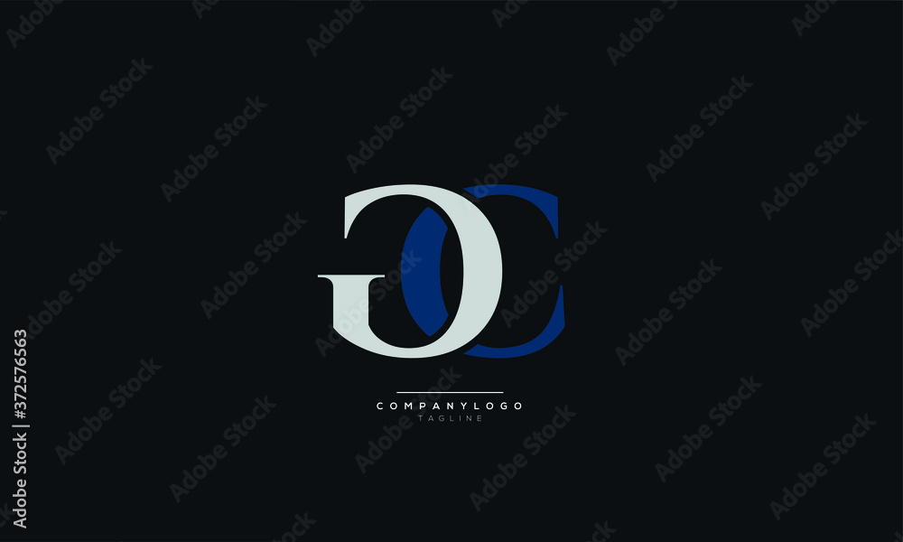 Letter GC Business Logo Design Alphabet Icon Vector Symbol Stock Vector ...