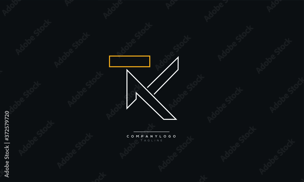 TK Letter Business Logo Design Alphabet Icon Vector Symbol vector de ...