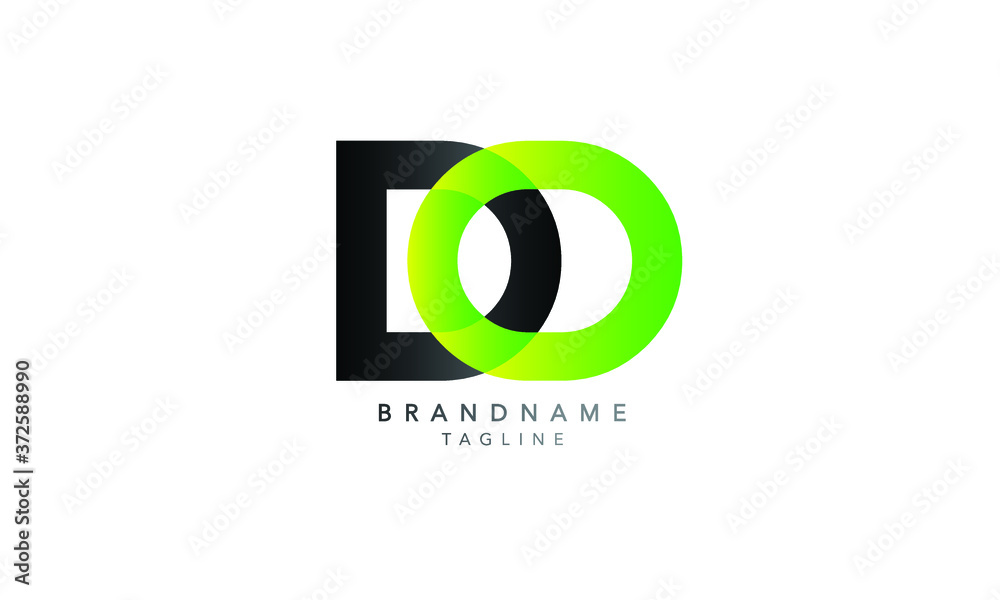 Alphabet letters Initials Monogram logo DO, OD, D and O Stock Vector ...