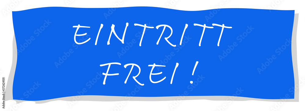 Eintritt frei web Sticker Button Stock Illustration | Adobe Stock