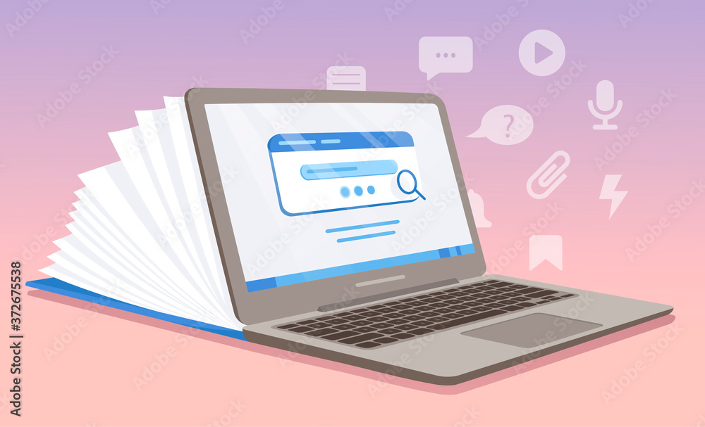 Computer as a tool for work, education and entertainment. Digital ...