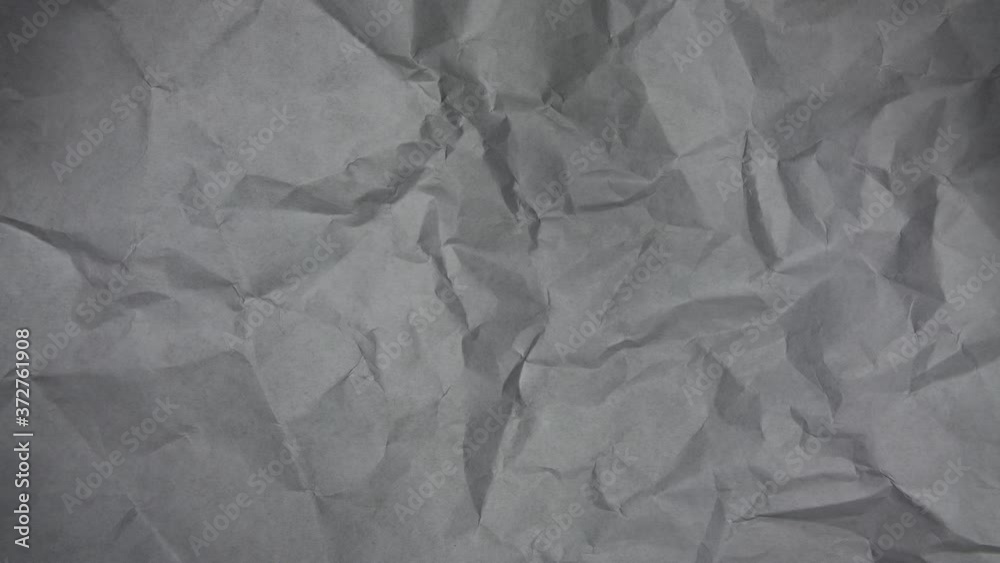 Stop motion animation. Crumpled grey paper texture background. Stock ...
