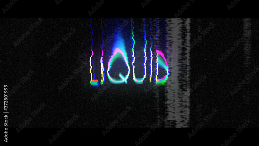 RGB Liquid Title Stock Template | Adobe Stock