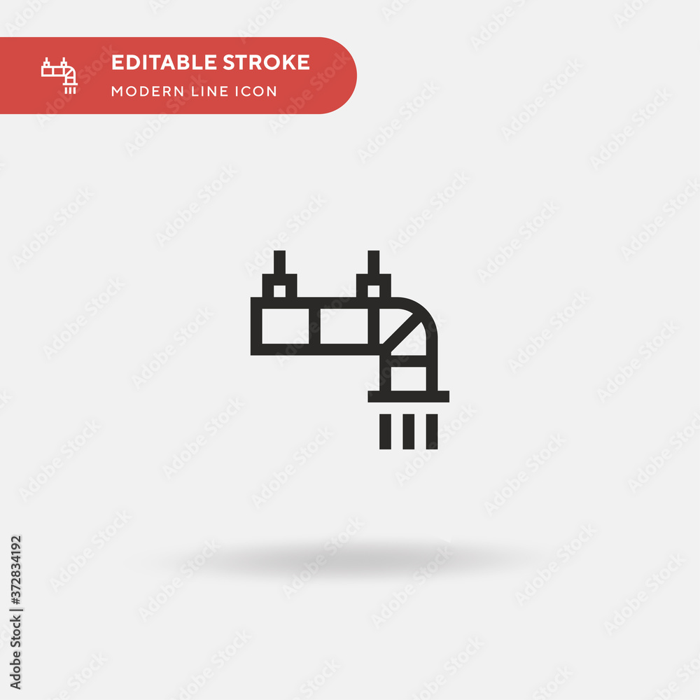 Air Conditioner Simple vector icon. Illustration symbol design template ...