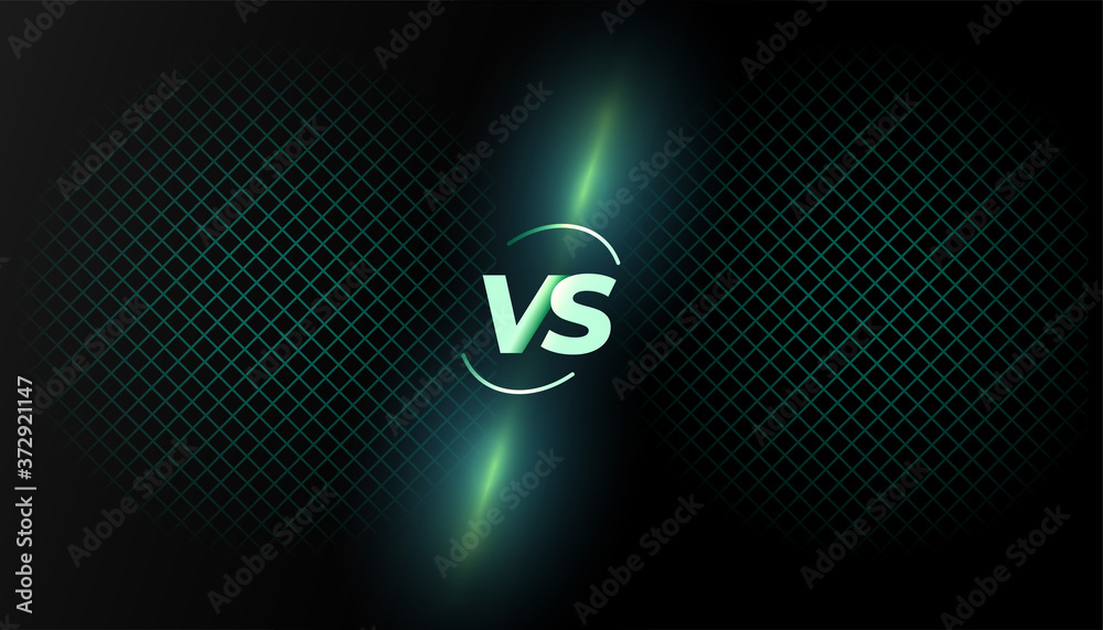 versus vs background battle screen template design Stock Vector | Adobe ...