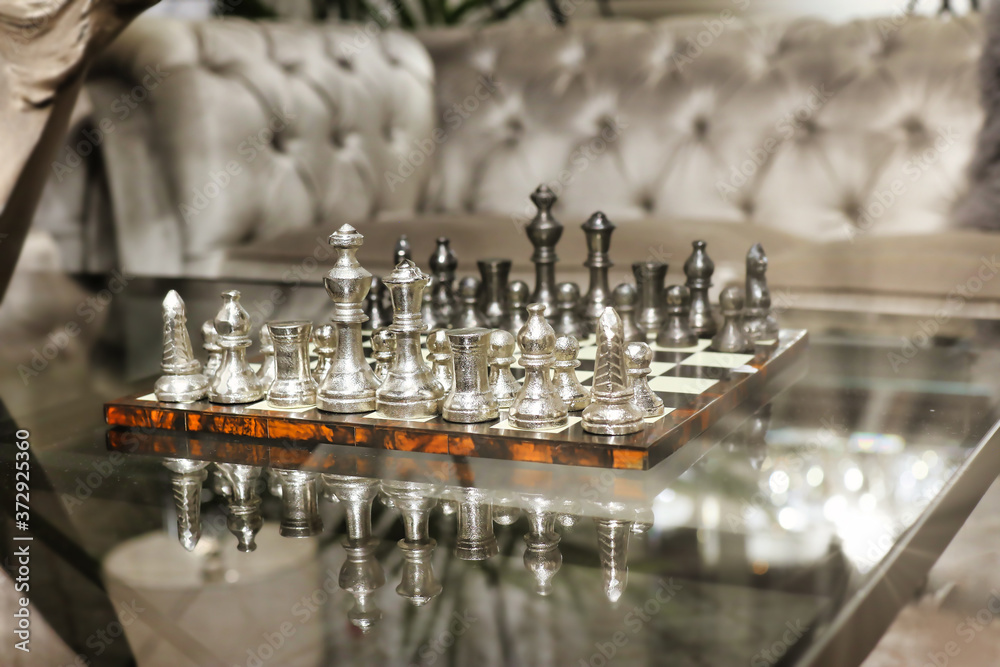 classical style luxury chess board as interior decoration fancy decor ...