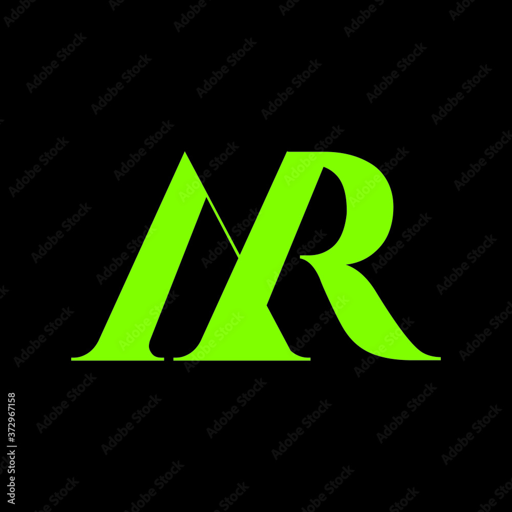 AR Letter Logo Design Creative Icon Modern Letters Vector Logo Stock ...