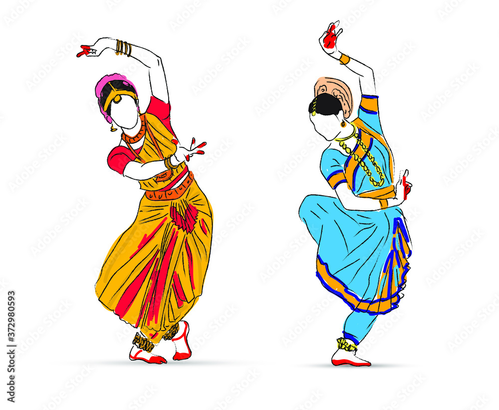 Indian Dancer Clipart