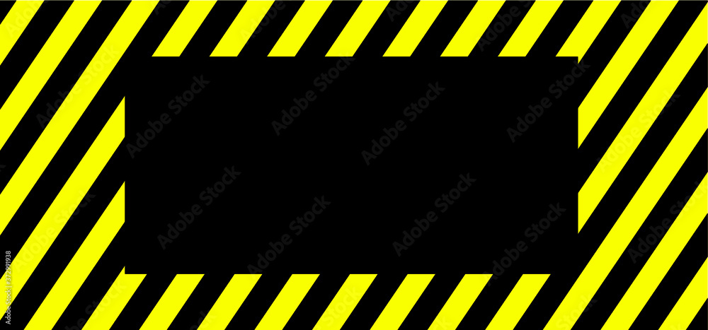 Under construction. Stop halt allowed Do not enter danger warning sign ...