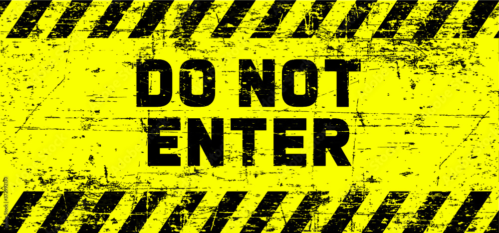 Under construction. Stop halt allowed Do not enter danger warning sign ...