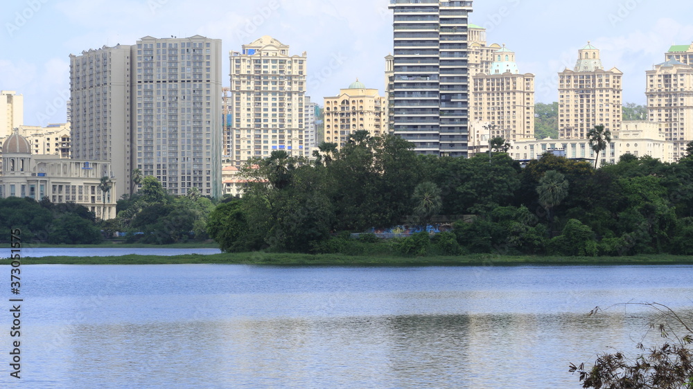 Powai Lake Mumbai Stock Photo | Adobe Stock