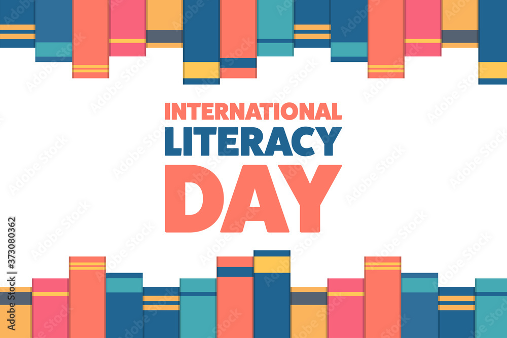 International Literacy Day. Holiday concept. Template for background ...
