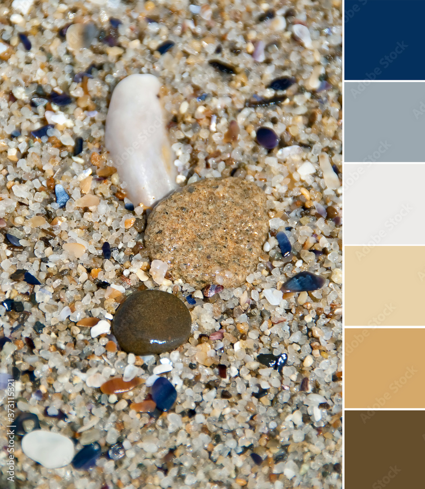 Abstract blurred shapes of beautiful attractive colorful sunset on ...