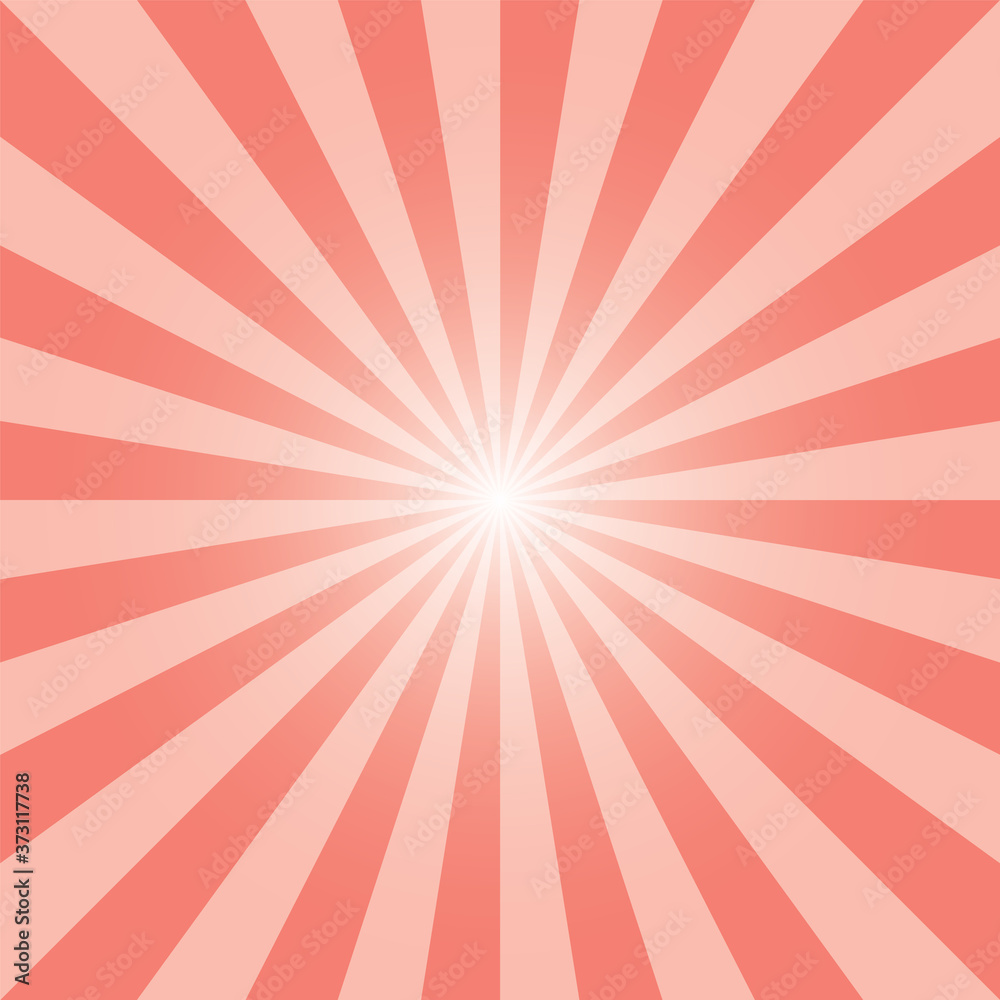 Rose pink sunburst recto background. Pink rectangular recto backdrop ...