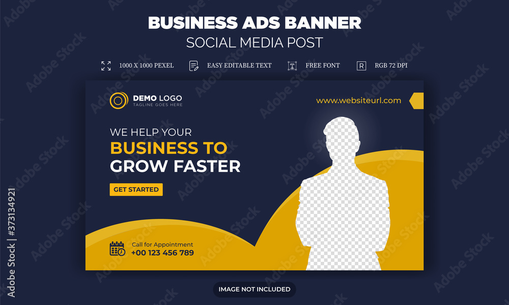 social media ads vector templates fully editable, advertising design ...