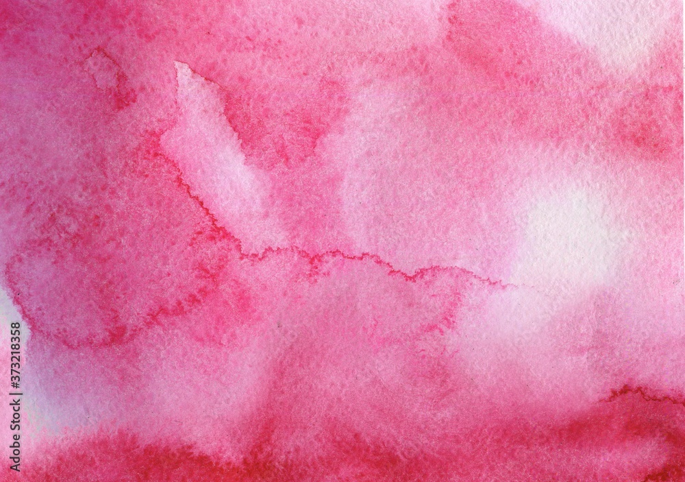 Pink and red abstract watercolor texture background for design. Oil ...