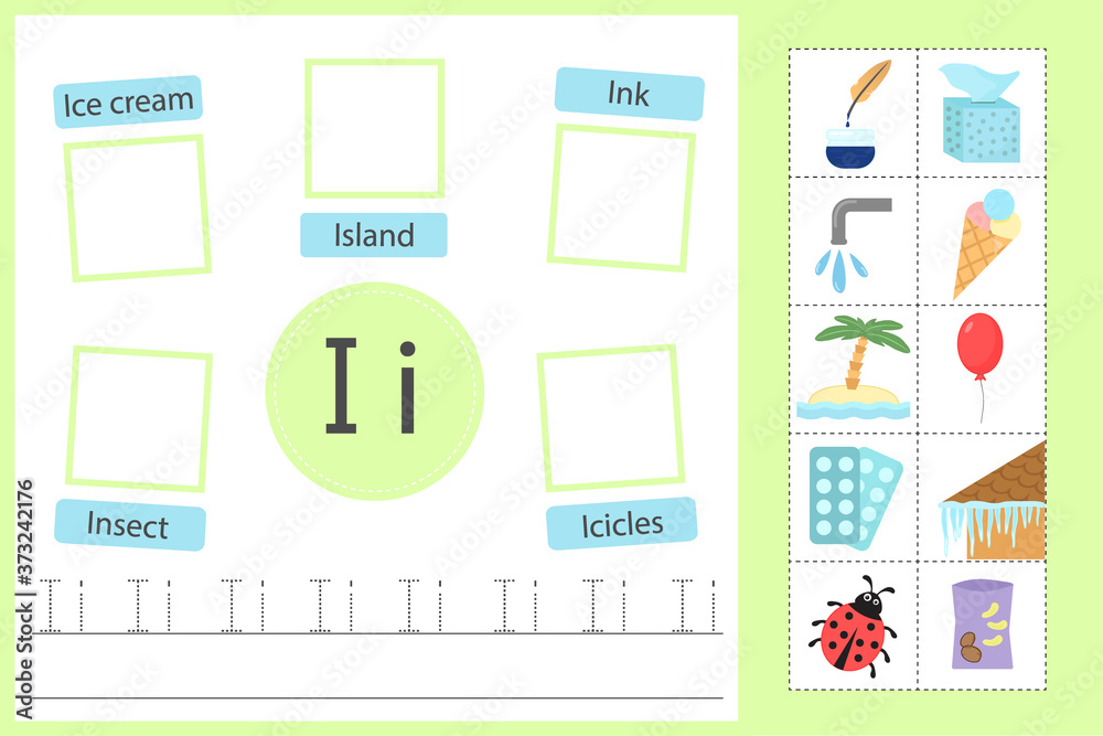 Alphabet tracing worksheet for preschool and kindergarten. Writing ...