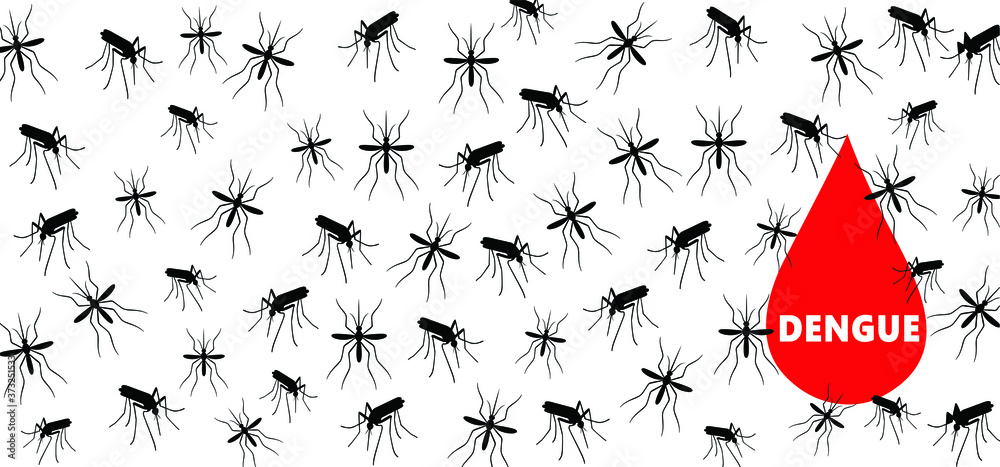 Stop malaria mosquito, dengue or zika virus alert. World malaria day on ...