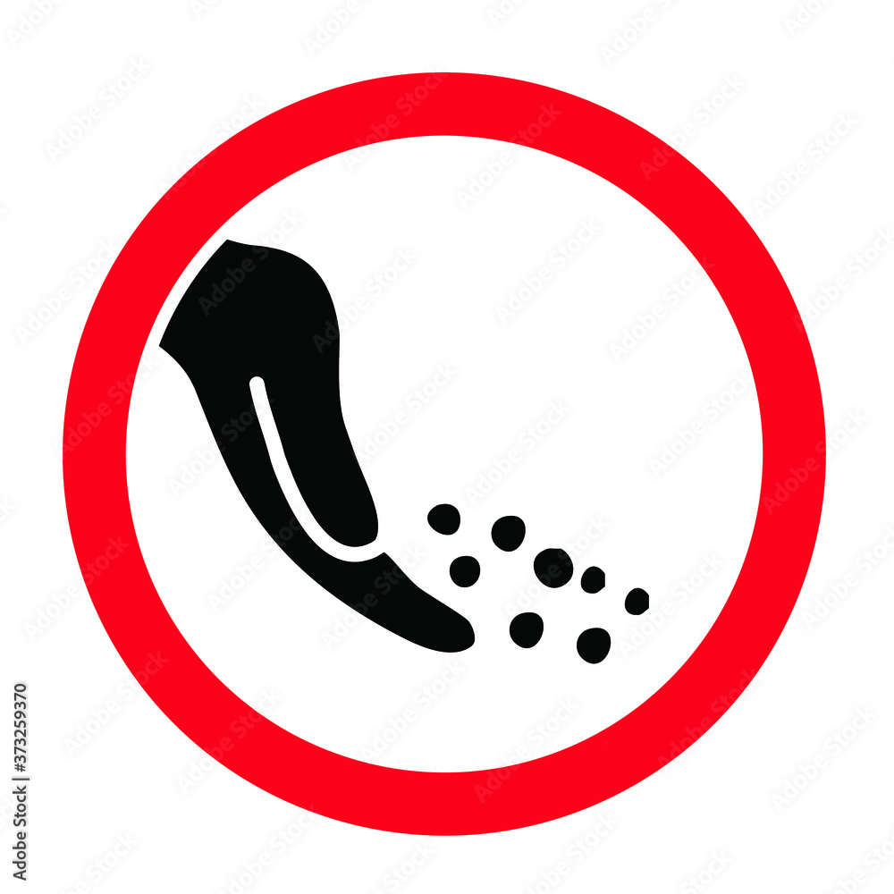 Do not feed animals. Fun vector ducks sign. Stop halt, no feeding ...