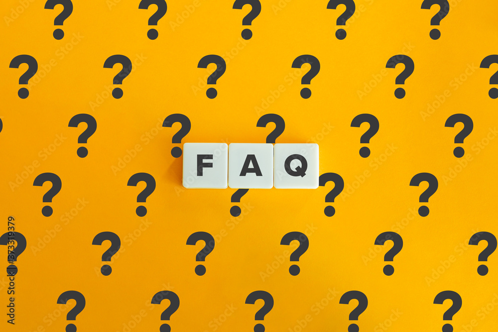 Frequently Asked Questions (FAQ) on block letters and bright orange ...
