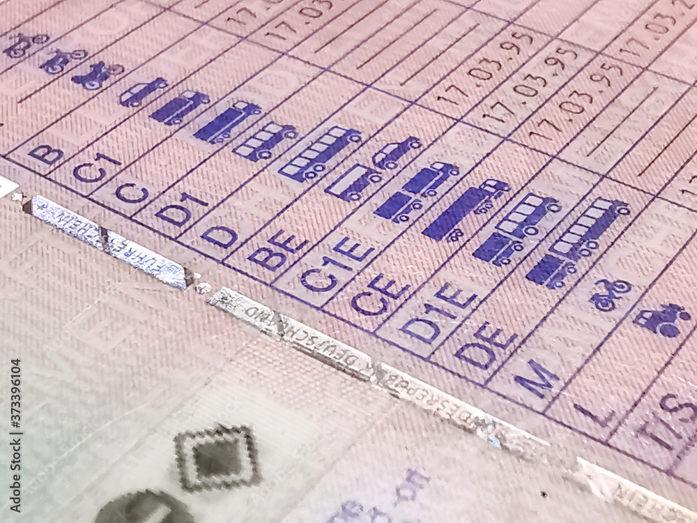 Ein deutscher Führerschein Stock Photo | Adobe Stock