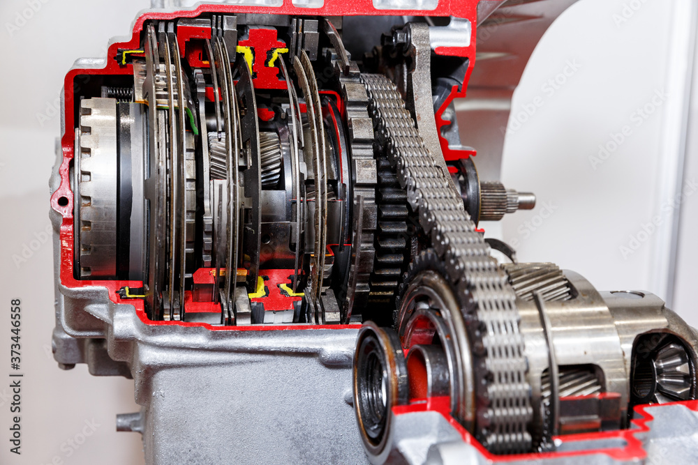 Foto de Automatic car transmission cutaway do Stock | Adobe Stock