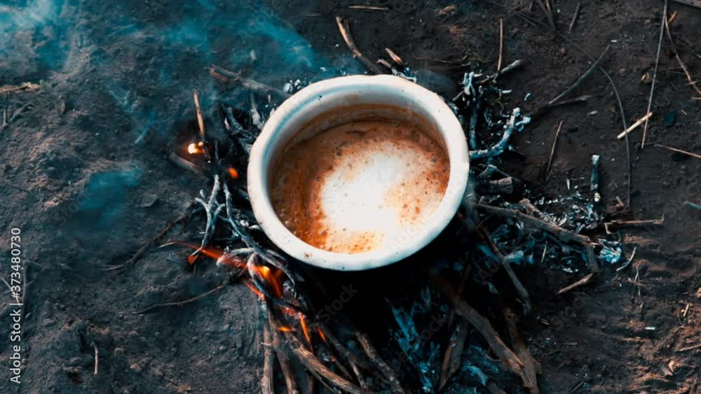Indian style Hot Milk tea/chai, Selective Focus is used.Masala tea in ...