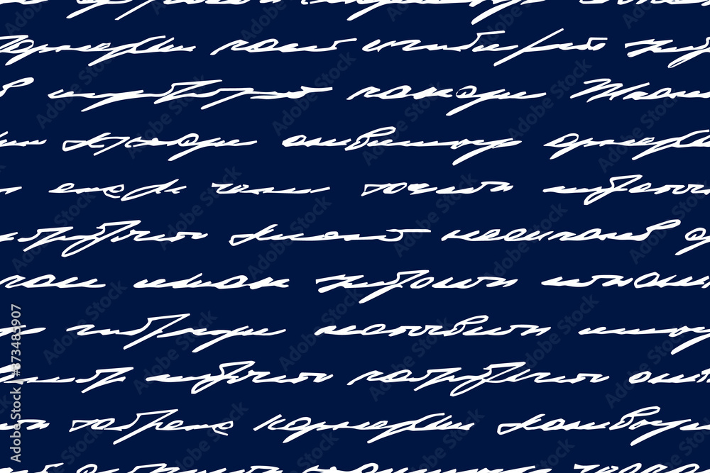 Write text word, poem, love story, letter, verses. Scrawl handwritten ...