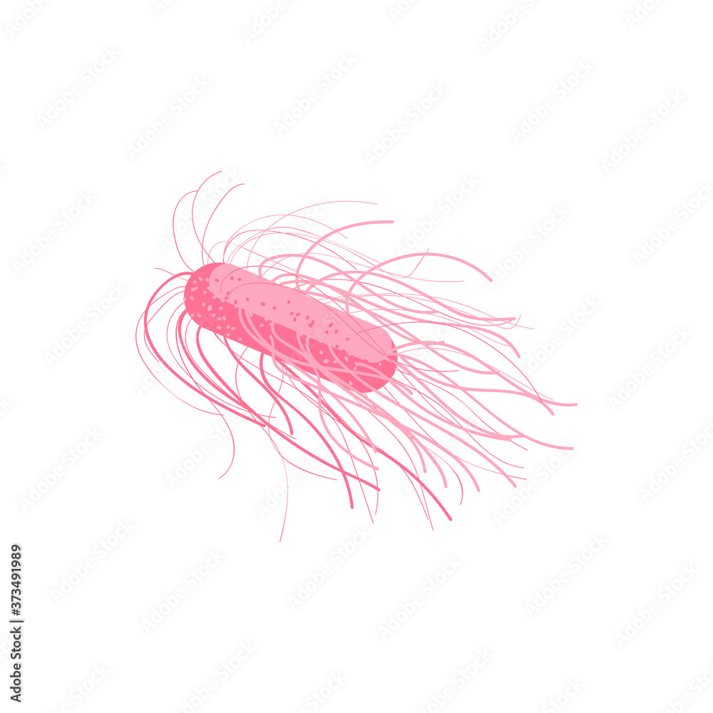 Pathogen flagellum bacteria microorganism. Bacterial germ, virus ... Pathogen flagellum bacteria microorganism. Bacterial germ, virus ...