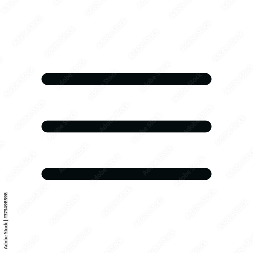 Burger menu isolated icon, hamburger menu linear icon, list menu ... Burger menu isolated icon, hamburger menu linear icon, list menu ...