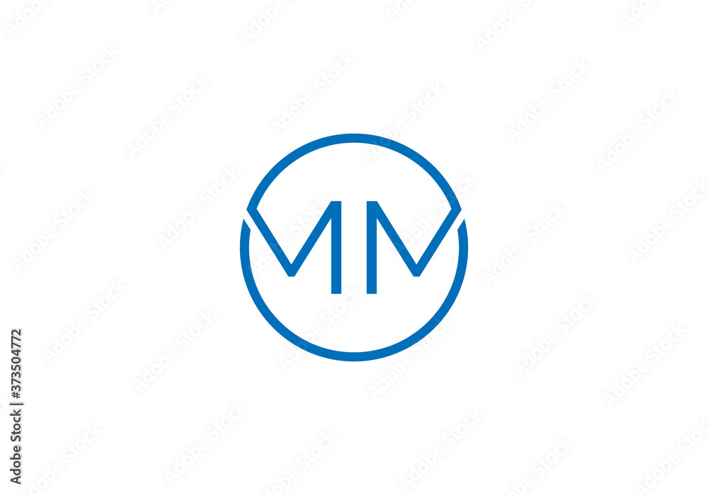 Modern MM logo design inspiration, MM logo design vector. Stock Vector ...