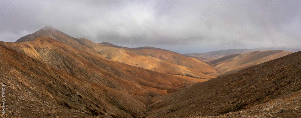 Mountain landscape view from Astronomical viewpoint Sicasumbre (Mirador ...