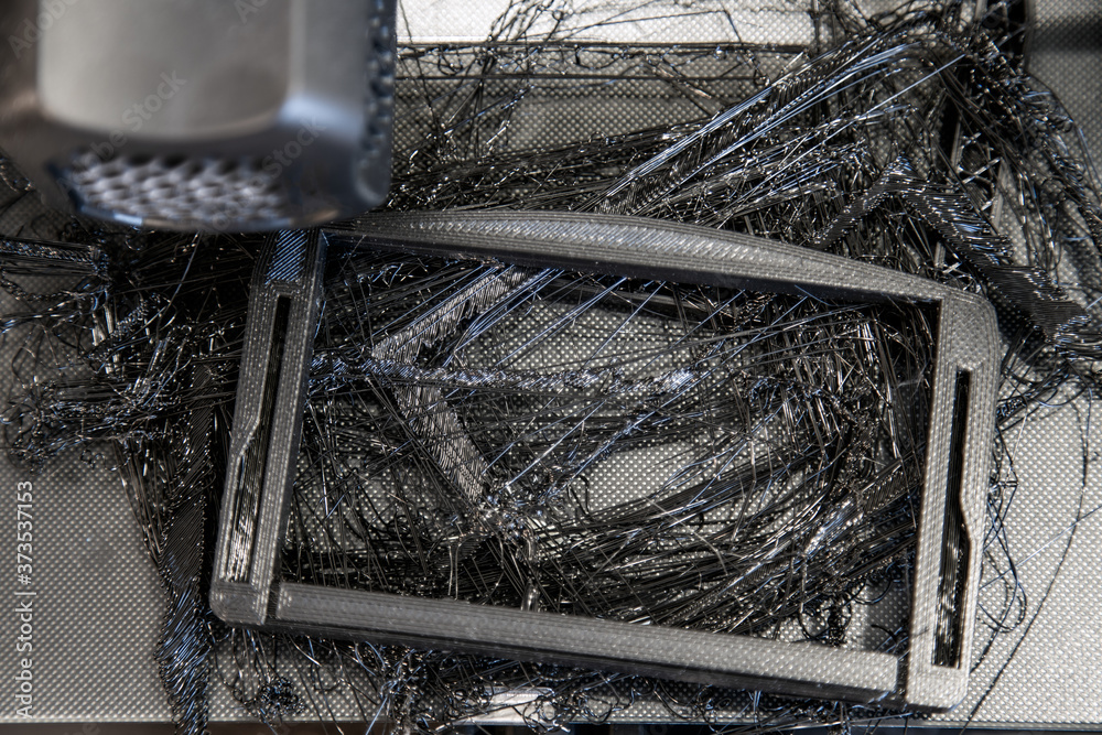 Fault of 3D printer while doing a model print with temperature nozzle ...