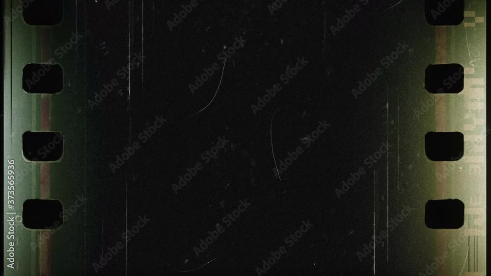 Over exposured 4K rolling film effect. Light leaks, scratches, noise ...