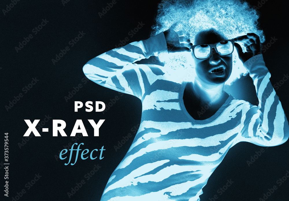 X-Ray Effect Mockup Stock Template | Adobe Stock