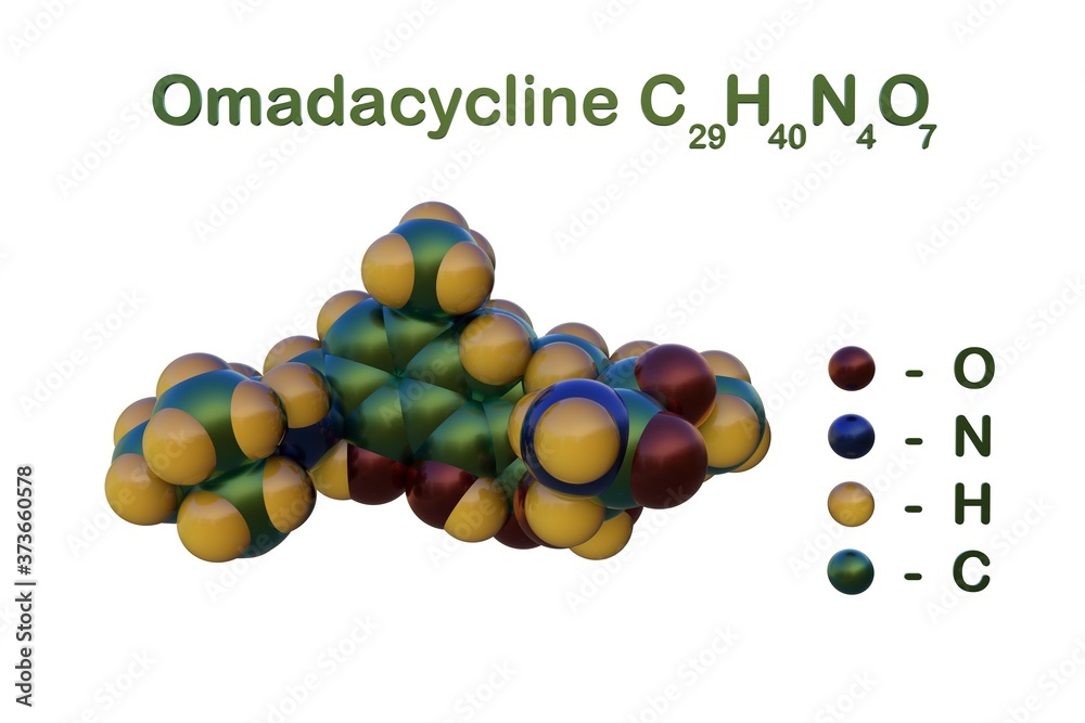 Structural chemical formula and space-filling molecular model of ...