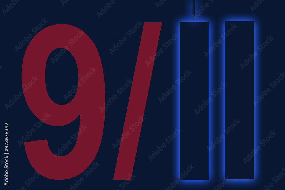 9/11 Patriot Day, September 11, 2001. Vector illustration. Stock ...