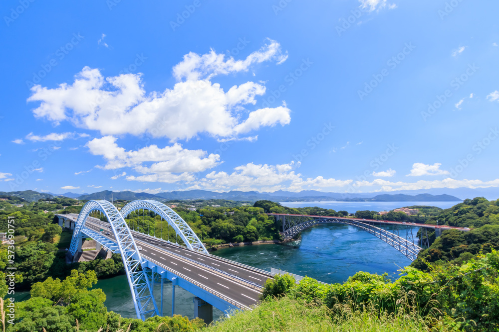 西海橋 長崎県西海市 Saikai Bridge Nagasaki-ken Saikai city Stock Photo | Adobe Stock