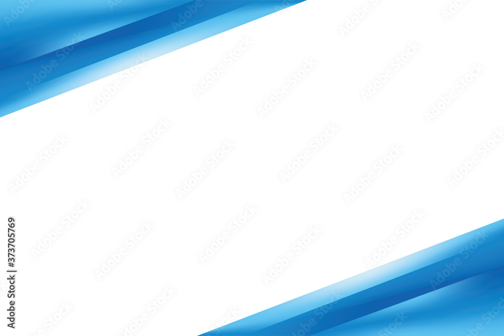 Abstract Smooth Blue Corner Background Design Template Vector, Blurry ...