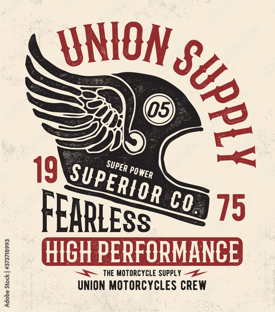 Motorcycle theme vector typography and illustrations, for t-shirt ...