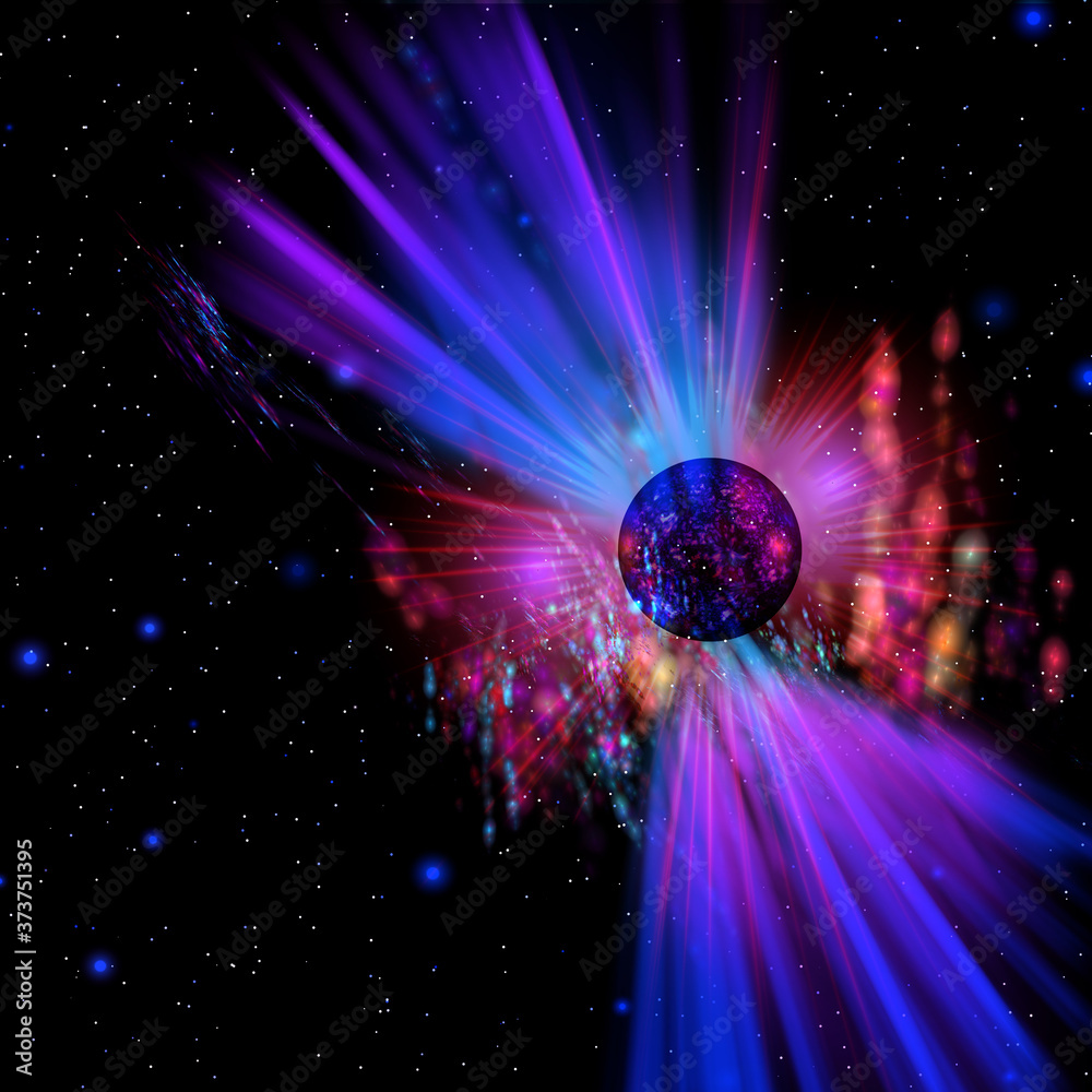 Plasma Flare Activity - This dense star throws out enormous rays of ...